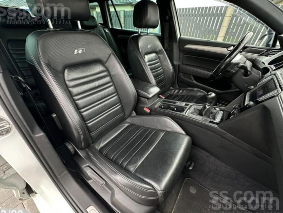 White Volkswagen Passat B8 2016 in Riga, with an engine capacity of 2.00 L and mileage of 298 thousand km for 8001 €, photo 18 on AUTOMOTO.COM.LV