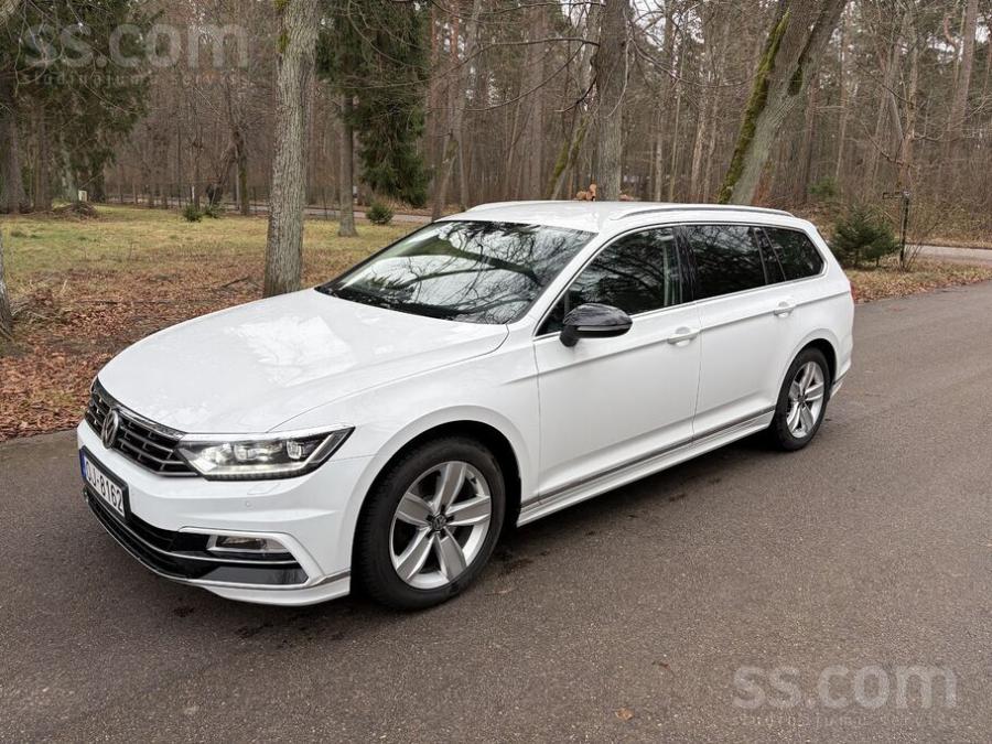 White Volkswagen Passat B8 2018 in Jurmala, with an engine capacity of 2.00 L and mileage of 170 thousand km for 16900 €, photo 2 on AUTOMOTO.COM.LV