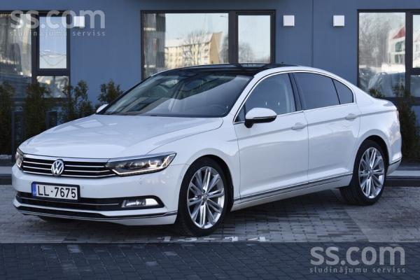White Volkswagen Passat B8 2015 in Riga, with an engine capacity of 1.80 L and mileage of 202 thousand km for 10200 €, photo 2 on AUTOMOTO.COM.LV