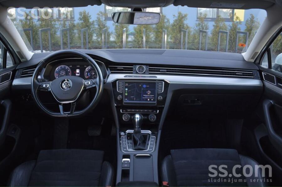 White Volkswagen Passat B8 2015 in Riga, with an engine capacity of 1.80 L and mileage of 202 thousand km for 10200 €, photo 6 on AUTOMOTO.COM.LV