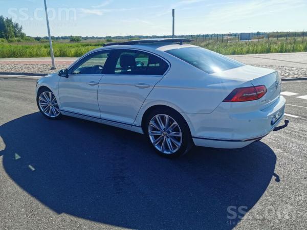 White Volkswagen Passat B8 2015 in Liepaja, with an engine capacity of 1.80 L and mileage of 200 thousand km for 10200 €, photo 3 on AUTOMOTO.COM.LV