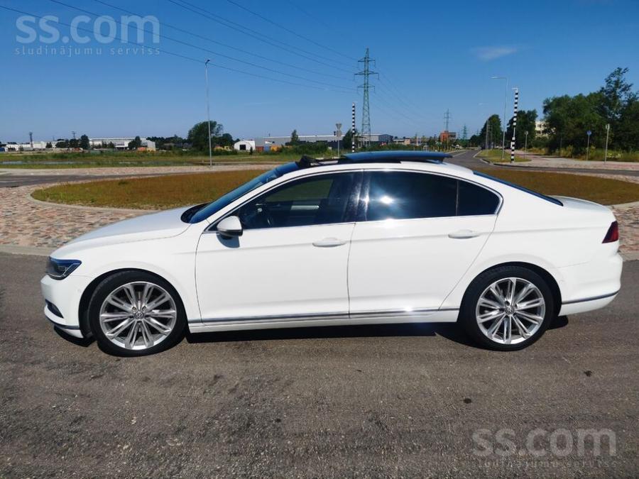 White Volkswagen Passat B8 2015 in Liepaja, with an engine capacity of 1.80 L and mileage of 200 thousand km for 10200 €, photo 5 on AUTOMOTO.COM.LV