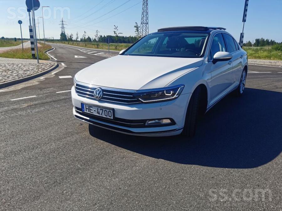 White Volkswagen Passat B8 2015 in Liepaja, with an engine capacity of 1.80 L and mileage of 200 thousand km for 10200 €, photo 6 on AUTOMOTO.COM.LV