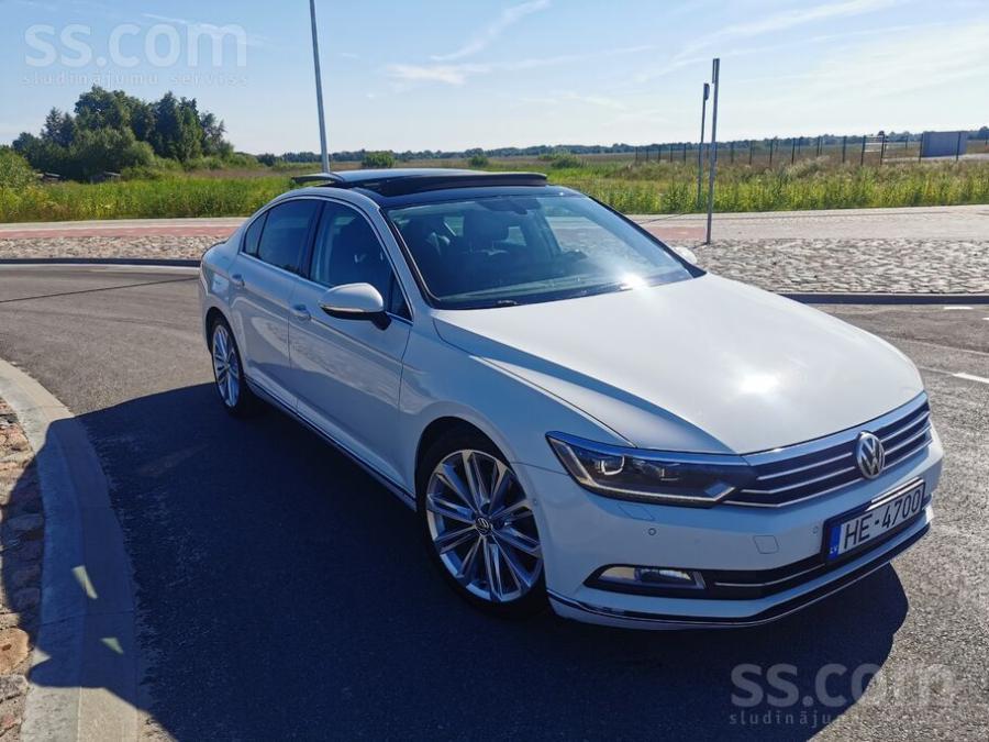 White Volkswagen Passat B8 2015 in Liepaja, with an engine capacity of 1.80 L and mileage of 200 thousand km for 10200 €, photo 7 on AUTOMOTO.COM.LV