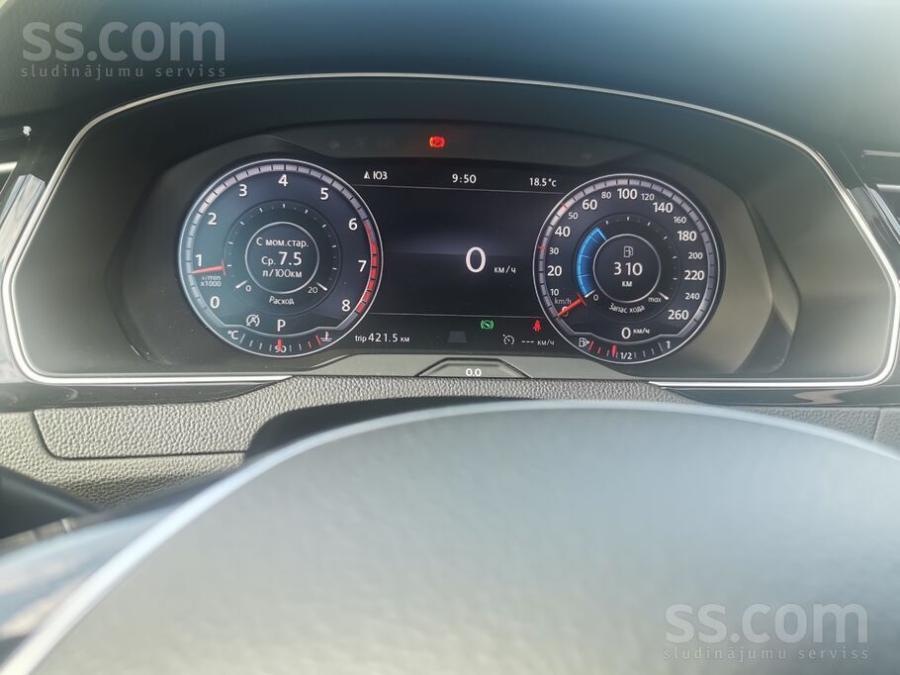 White Volkswagen Passat B8 2015 in Liepaja, with an engine capacity of 1.80 L and mileage of 200 thousand km for 10200 €, photo 13 on AUTOMOTO.COM.LV
