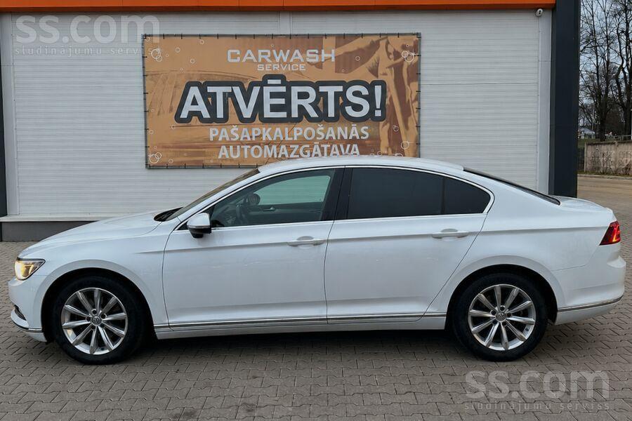 White Volkswagen Passat B8 2017 in Riga, with an engine capacity of 1.90 L and mileage of 165 thousand km for 15000 €, photo 3 on AUTOMOTO.COM.LV