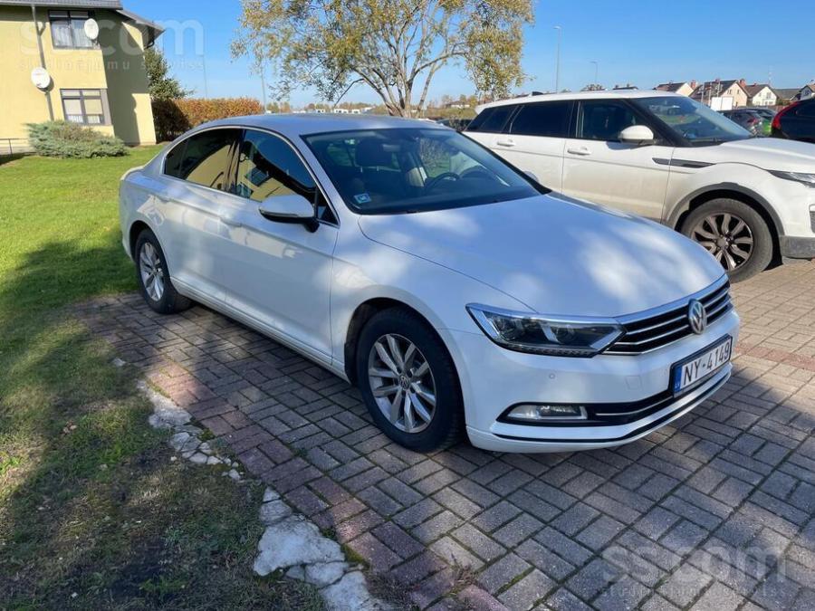 White Volkswagen Passat B8 2019 in Riga, with an engine capacity of 1.50 L and mileage of 116 thousand km for 14400 €, photo 2 on AUTOMOTO.COM.LV