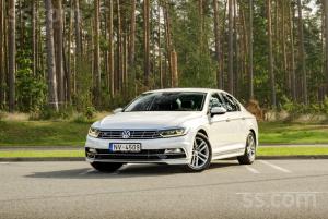 White Volkswagen Passat B8 2019 in Riga, with an engine capacity of 1.50 L and mileage of 184 thousand km for 14990 €, photo  on AUTOMOTO.COM.LV