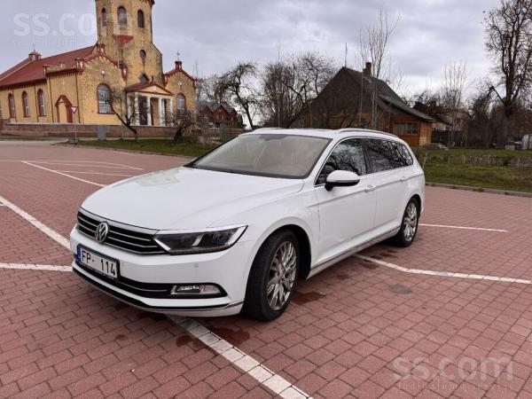 White Volkswagen Passat B8 2015 in Preili, with an engine capacity of 2.00 L and mileage of 304 thousand km for 8500 €, photo 1 on AUTOMOTO.COM.LV