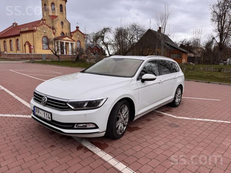 Balts Volkswagen Passat B8 2015 Preiļi, ar dzinēja tilpumu 2.00 L un nobraukumu 304 tūkst. km par 8500 €, foto 1 vietnē AUTOMOTO.COM.LV