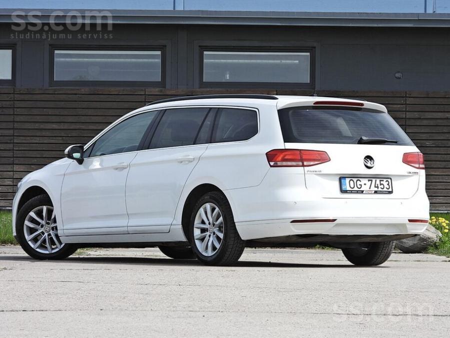White Volkswagen Passat B8 2015 in Riga, with an engine capacity of 1.60 L and mileage of 375 thousand km for 7200 €, photo 6 on AUTOMOTO.COM.LV
