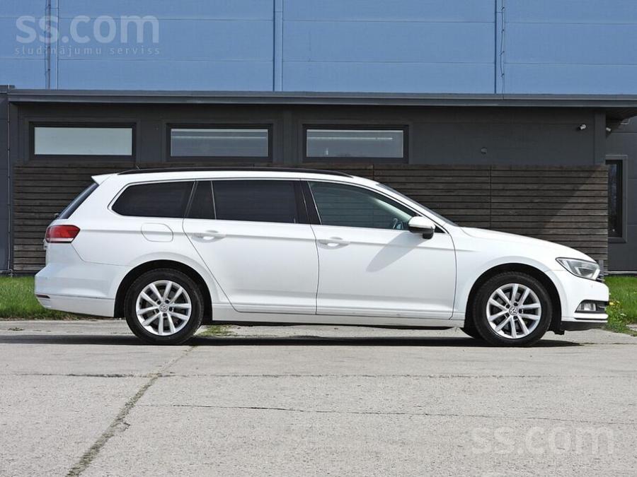 White Volkswagen Passat B8 2015 in Riga, with an engine capacity of 1.60 L and mileage of 375 thousand km for 7200 €, photo 9 on AUTOMOTO.COM.LV