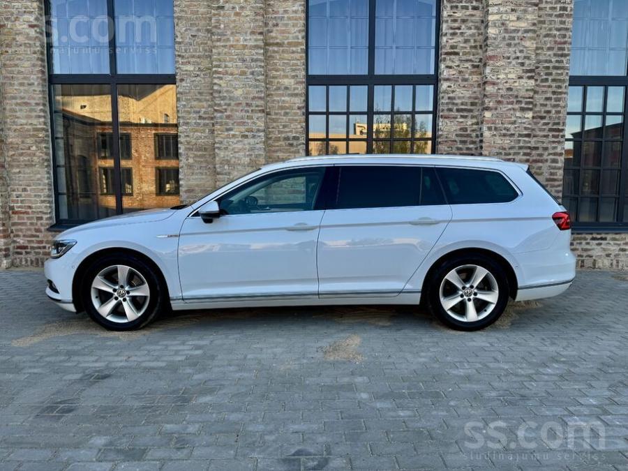 White Volkswagen Passat B8 2015 in Riga, with an engine capacity of 2.00 L and mileage of 314 thousand km for 7700 €, photo 6 on AUTOMOTO.COM.LV