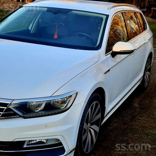 White Volkswagen Passat B8 2016 in Valmiera, with an engine capacity of 2.00 L and mileage of 0 thousand km for 8200 €, photo 1 on AUTOMOTO.COM.LV