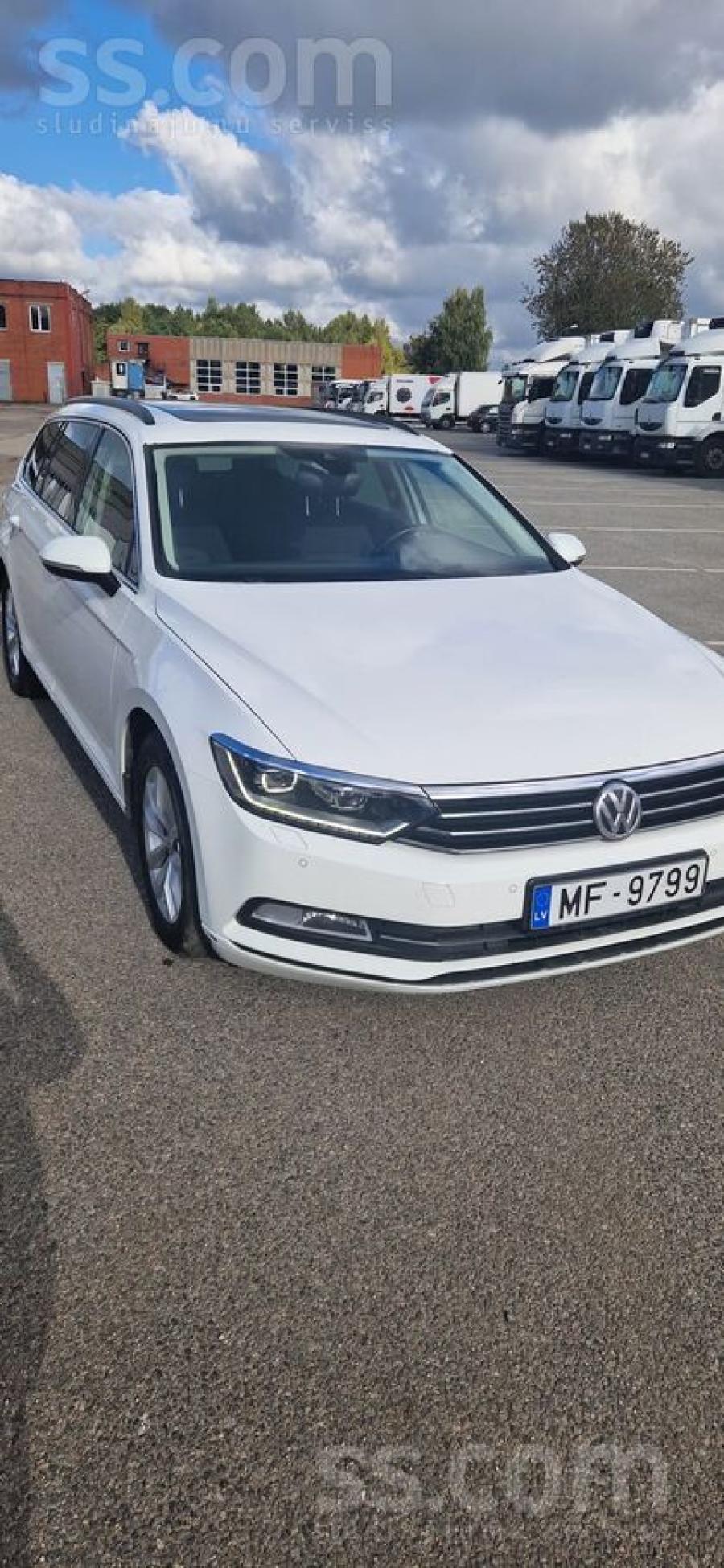 Белый Фольксваген Пассат Б8 2016 в Рига, объемом двигателя 2.00 л и пробегом 260 тыс. км за 7600 €, фото 10 на AUTOMOTO.COM.LV