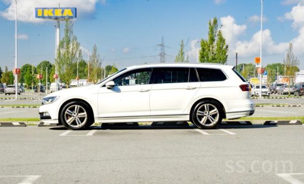 White Volkswagen Passat B8 2016 in Riga, with an engine capacity of 2.00 L and mileage of 255 thousand km for 12590 €, photo 6 on AUTOMOTO.COM.LV