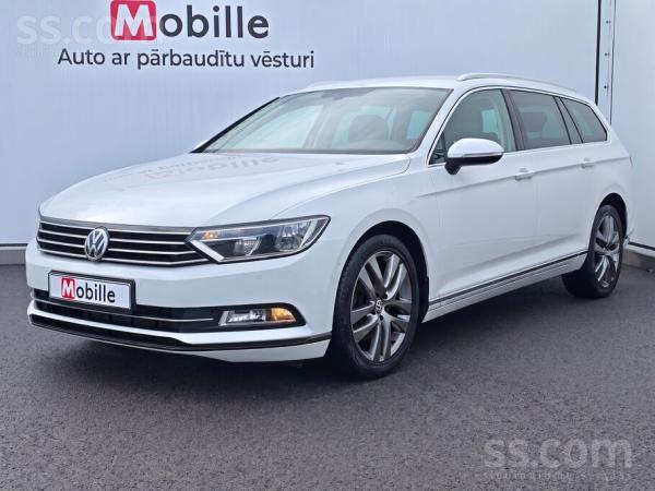 White Volkswagen Passat B8 2016 in Riga, with an engine capacity of 2.00 L and mileage of 254 thousand km for 9800 €, photo 4 on AUTOMOTO.COM.LV
