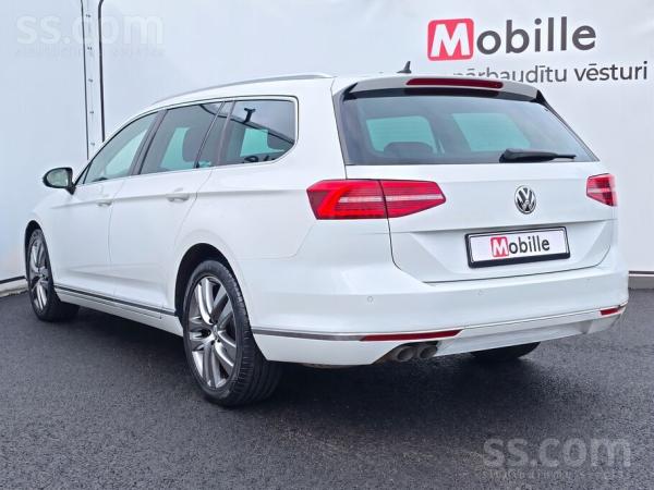 White Volkswagen Passat B8 2016 in Riga, with an engine capacity of 2.00 L and mileage of 254 thousand km for 9800 €, photo 5 on AUTOMOTO.COM.LV