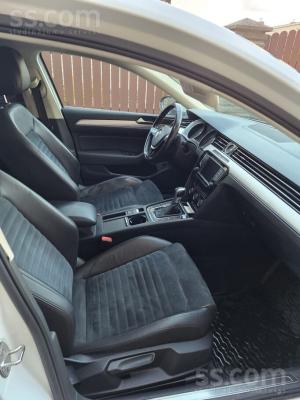 White Volkswagen Passat B8 2016 in Liepaja, with an engine capacity of 1.40 L and mileage of 240 thousand km for 10499 €, photo 7 on AUTOMOTO.COM.LV