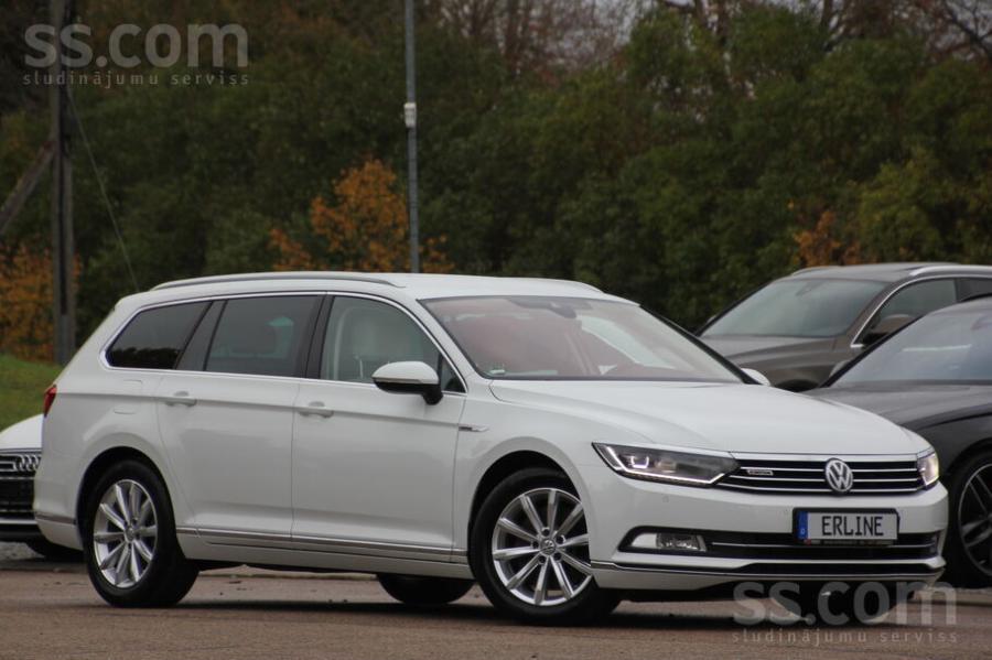 White Volkswagen Passat B8 2016 in Tukums, with an engine capacity of 2.00 L and mileage of 230 thousand km for 10500 €, photo 4 on AUTOMOTO.COM.LV