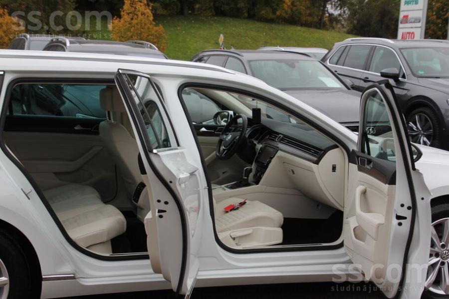 White Volkswagen Passat B8 2016 in Tukums, with an engine capacity of 2.00 L and mileage of 230 thousand km for 10500 €, photo 7 on AUTOMOTO.COM.LV