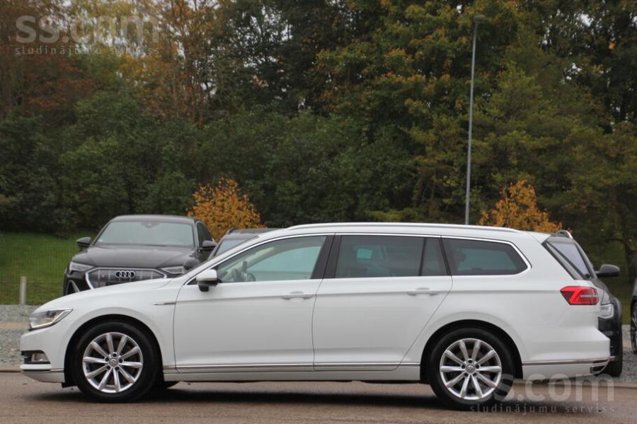 White Volkswagen Passat B8 2016 in Tukums, with an engine capacity of 2.00 L and mileage of 230 thousand km for 10500 €, photo 11 on AUTOMOTO.COM.LV