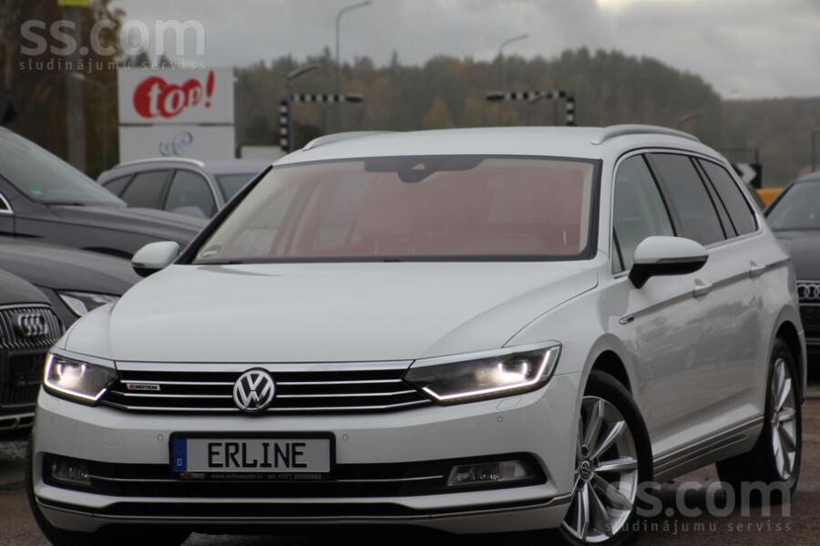 White Volkswagen Passat B8 2016 in Tukums, with an engine capacity of 2.00 L and mileage of 230 thousand km for 10500 €, photo 12 on AUTOMOTO.COM.LV