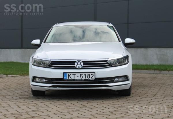 White Volkswagen Passat B8 2017 in Riga, with an engine capacity of 2.00 L and mileage of 0 thousand km for 8650 €, photo 3 on AUTOMOTO.COM.LV