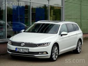 White Volkswagen Passat B8 2017 in Riga, with an engine capacity of 2.00 L and mileage of 241 thousand km for 10900 €, photo  on AUTOMOTO.COM.LV