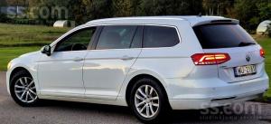 White Volkswagen Passat B8 2017 in Tukums, with an engine capacity of 1.60 L and mileage of 378 thousand km for 8999 €, photo 4 on AUTOMOTO.COM.LV