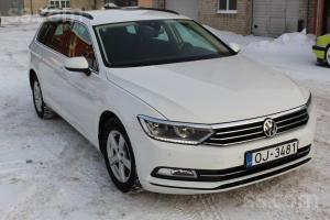 White Volkswagen Passat B8 2018 in Liepaja, with an engine capacity of 2.00 L and mileage of 177 thousand km for 14250 €, photo  on AUTOMOTO.COM.LV
