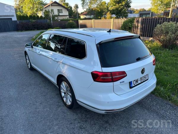 White Volkswagen Passat B8 2018 in Riga, with an engine capacity of 1.40 L and mileage of 194 thousand km for 11300 €, photo 5 on AUTOMOTO.COM.LV