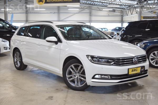 White Volkswagen Passat B8 2019 in Riga, with an engine capacity of 2.00 L and mileage of 182 thousand km for 13900 €, photo 1 on AUTOMOTO.COM.LV