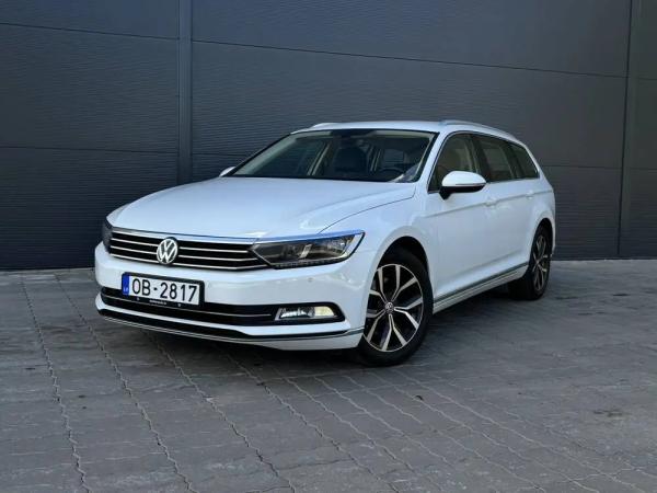 White Volkswagen Passat B8 2019 in Riga, with an engine capacity of 2.00 L and mileage of 178 thousand km for 16300 €, photo 1 on AUTOMOTO.COM.LV