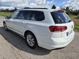 White Volkswagen Passat B8 2019 in Jelgava, with an engine capacity of 1.60 L and mileage of 101 thousand km for 15900 €, photo 6 on AUTOMOTO.COM.LV