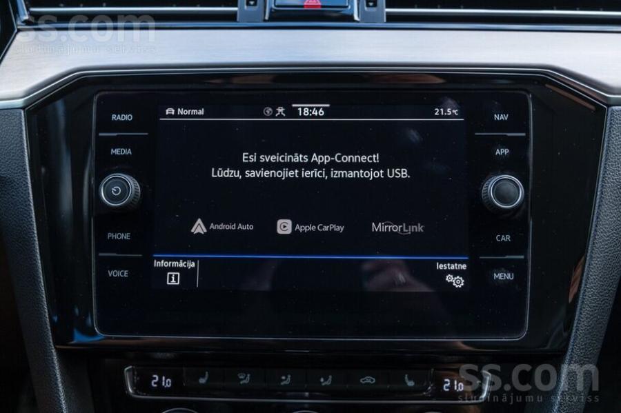 Balts Volkswagen Passat B8 2020 Rīga, ar dzinēja tilpumu 2.00 L un nobraukumu 189 tūkst. km par 17950 €, foto 13 vietnē AUTOMOTO.COM.LV