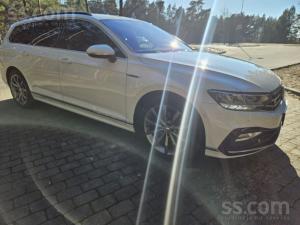 White Volkswagen Passat B8 2020 in Ventspils, with an engine capacity of 2.00 L and mileage of 169 thousand km for 21000 €, photo 1 on AUTOMOTO.COM.LV