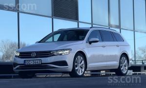 White Volkswagen Passat B8 2020 in Riga, with an engine capacity of 1.60 L and mileage of 185 thousand km for 12450 €, photo 6 on AUTOMOTO.COM.LV