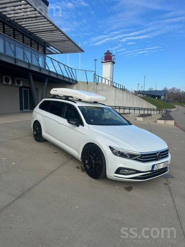 White Volkswagen Passat B8 2020 in Riga, with an engine capacity of 2.00 L and mileage of 67 thousand km for 19800 €, photo 3 on AUTOMOTO.COM.LV