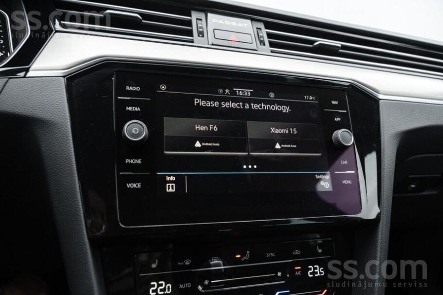 Balts Volkswagen Passat B8 2023 Rīga, ar dzinēja tilpumu 2.00 L un nobraukumu 140 tūkst. km par 23500 €, foto 30 vietnē AUTOMOTO.COM.LV