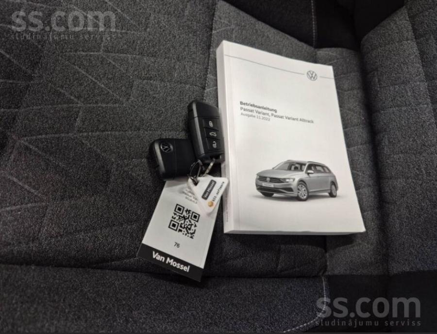 Balts Volkswagen Passat B8 2023 Valmiera, ar dzinēja tilpumu 1.50 L un nobraukumu 144 tūkst. km par 17800 €, foto 13 vietnē AUTOMOTO.COM.LV