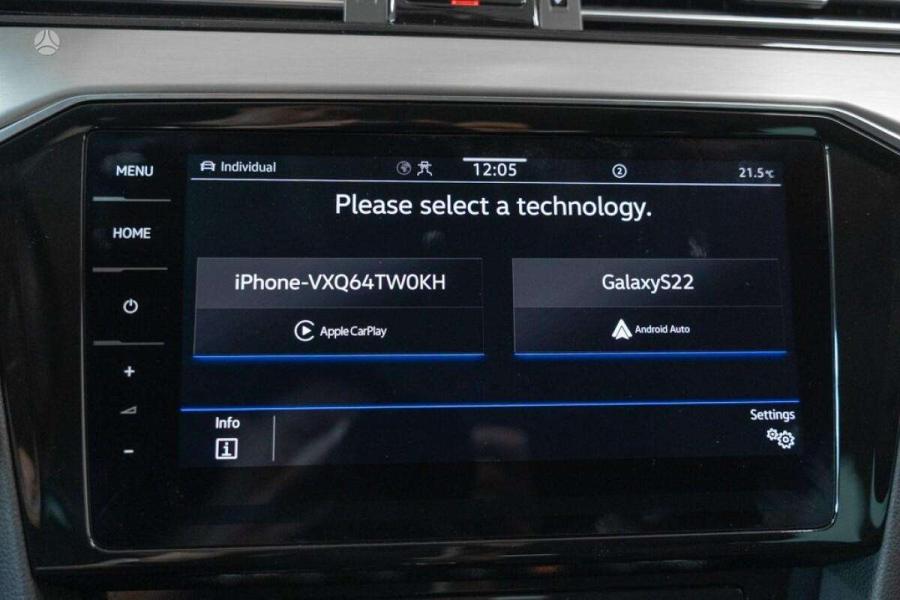 Black Volkswagen Passat 2022 in Vilnius, with an engine capacity of 2.00 L and mileage of 140 thousand km for 23900 €, photo 18 on AUTOMOTO.COM.LV