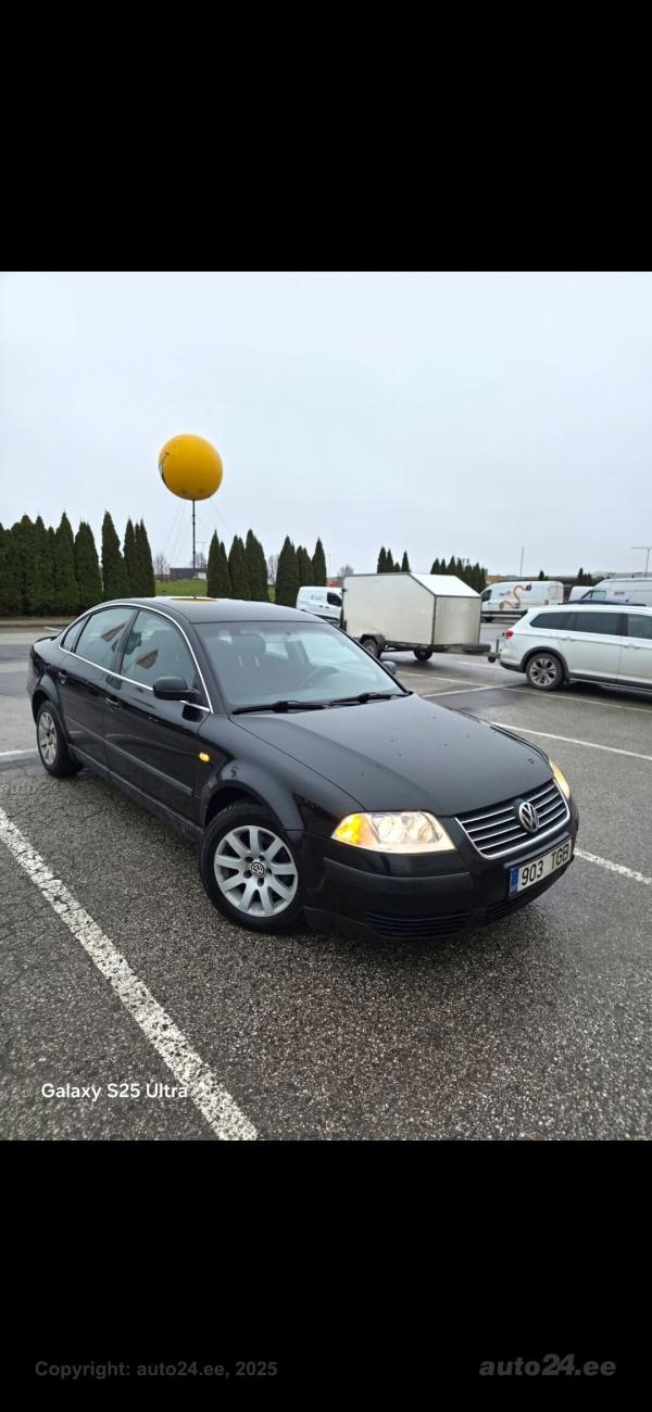 Black Volkswagen Passat 2000 in Tartu, with an engine capacity of 1.90 L and mileage of 368 thousand km for 1499 €, photo 1 on AUTOMOTO.COM.LV
