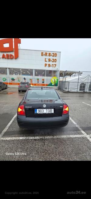 Black Volkswagen Passat 2000 in Tartu, with an engine capacity of 1.90 L and mileage of 368 thousand km for 1499 €, photo 5 on AUTOMOTO.COM.LV