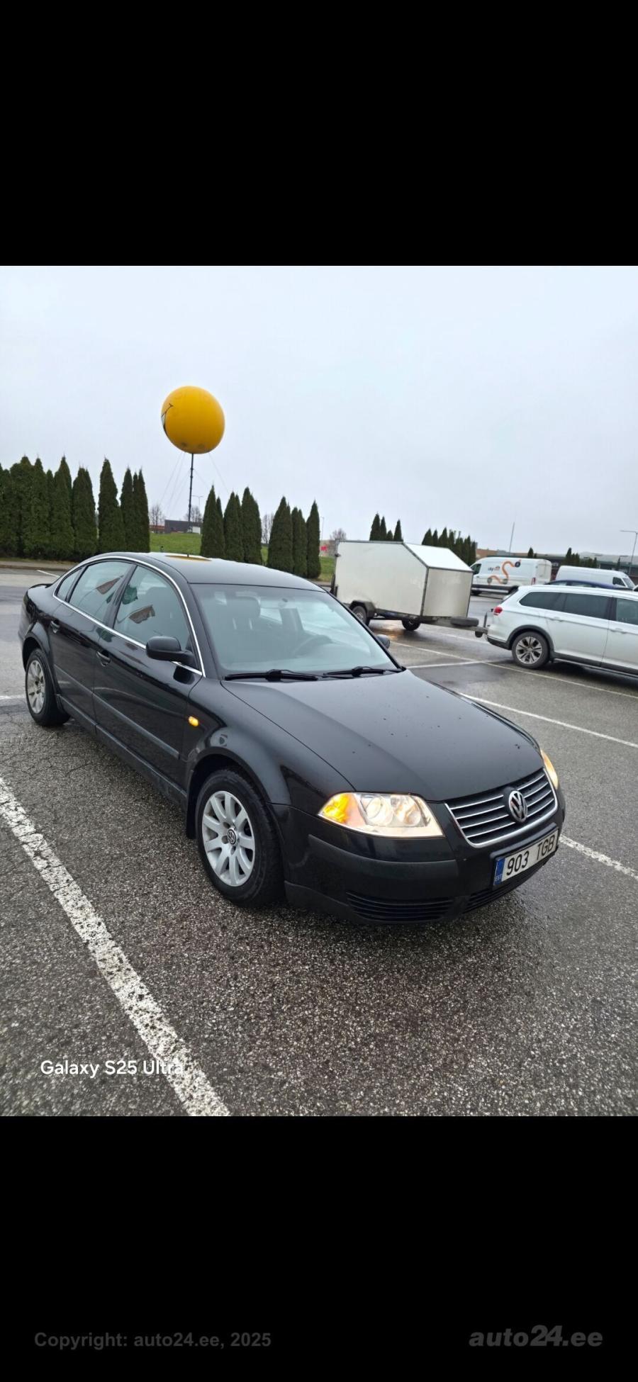 Black Volkswagen Passat 2000 in Tartu, with an engine capacity of 1.90 L and mileage of 368 thousand km for 1499 €, photo 8 on AUTOMOTO.COM.LV
