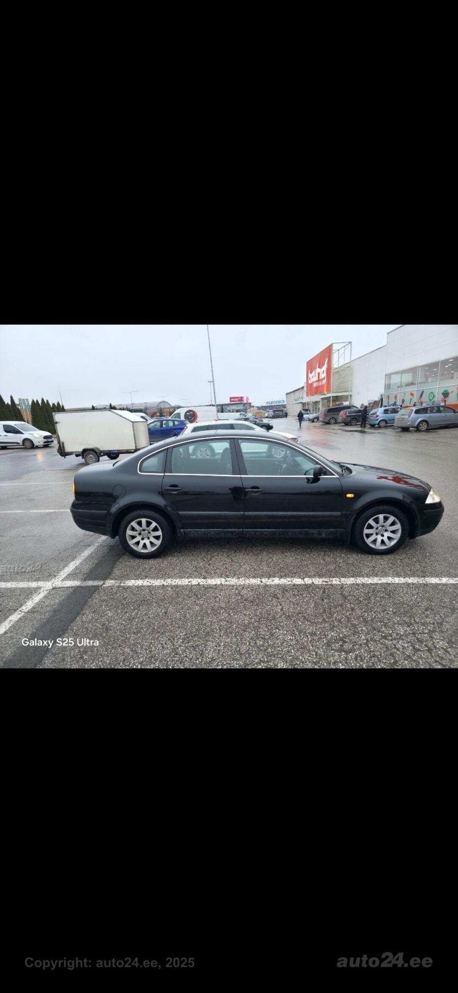 Black Volkswagen Passat 2000 in Tartu, with an engine capacity of 1.90 L and mileage of 368 thousand km for 1499 €, photo 9 on AUTOMOTO.COM.LV