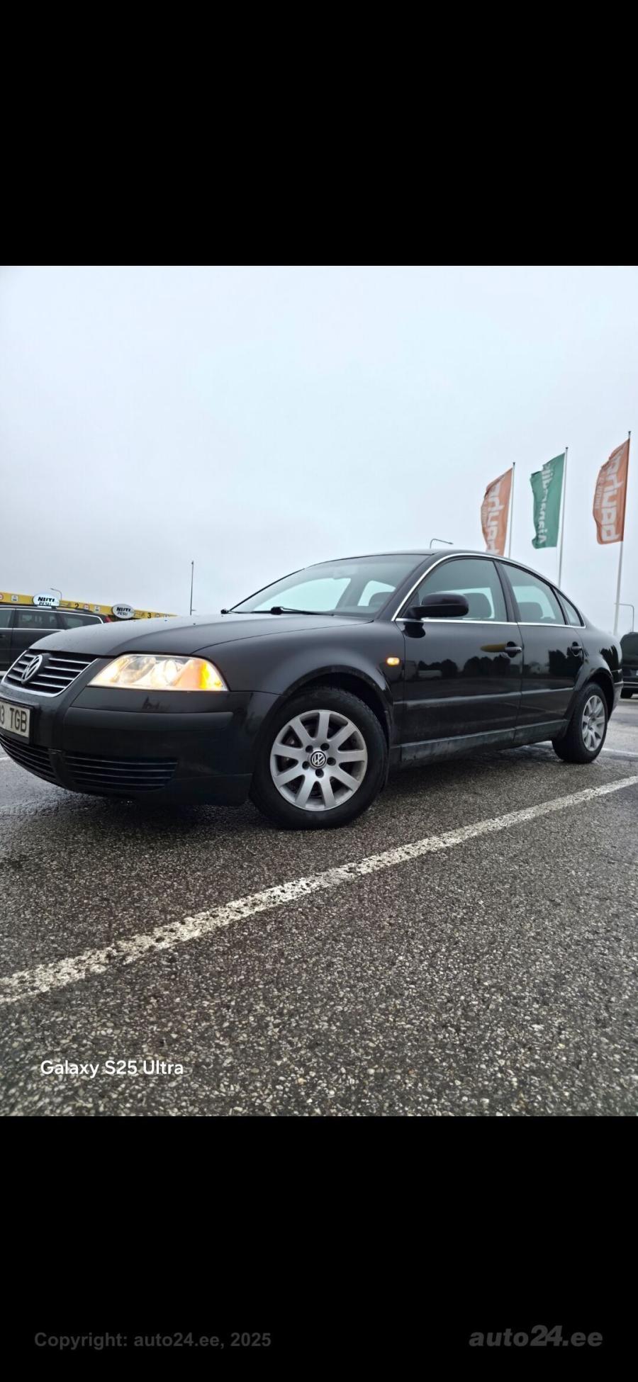 Black Volkswagen Passat 2000 in Tartu, with an engine capacity of 1.90 L and mileage of 368 thousand km for 1499 €, photo 11 on AUTOMOTO.COM.LV