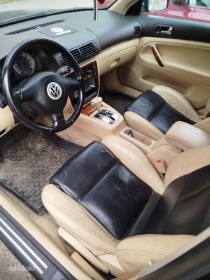 Black Volkswagen Passat 2002 in Narva, with an engine capacity of 2.80 L and mileage of 258 thousand km for 700 €, photo 8 on AUTOMOTO.COM.LV