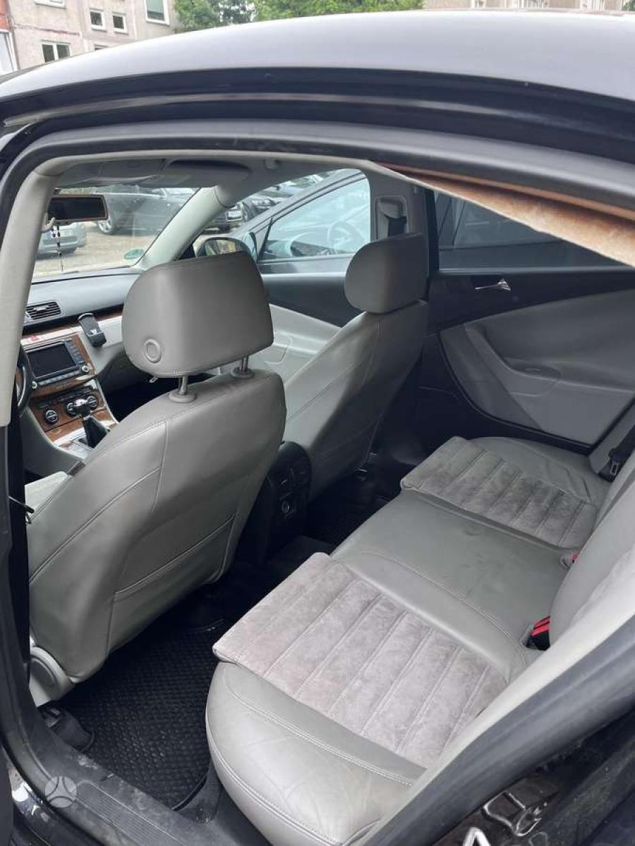 Black Volkswagen Passat 2005 in Kaunas, with an engine capacity of 2.00 L and mileage of 290 thousand km for 699 €, photo 6 on AUTOMOTO.COM.LV
