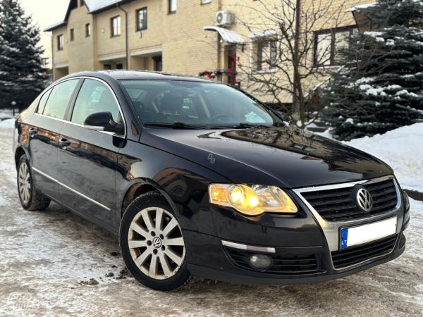 Black Volkswagen Passat 2006 in Kaunas, with an engine capacity of 2.00 L and mileage of 390 thousand km for 1850 €, photo 2 on AUTOMOTO.COM.LV